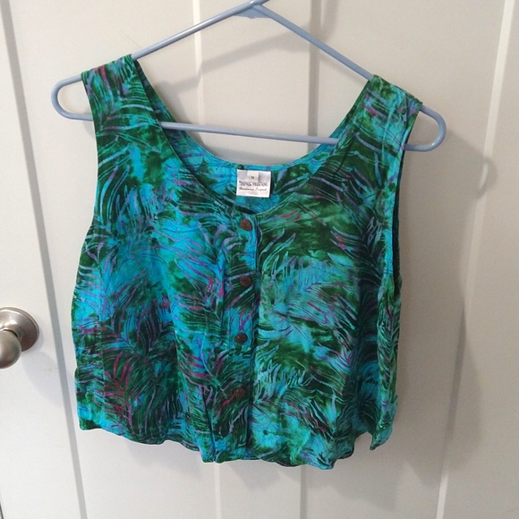 Tropical Vibrations | Tops | Vintage Tropical Tank Top | Poshmark